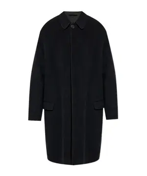 Isabel Marant Étoile Kirk Straight Hem Coat - Black