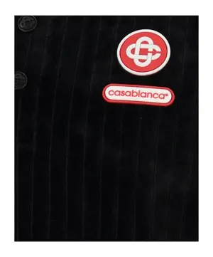 Casablanca Logo Patch Polo Shirt