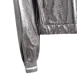 Brunello Cucinelli Metallic Zipped Bomber Jacket