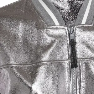Brunello Cucinelli Metallic Zipped Bomber Jacket
