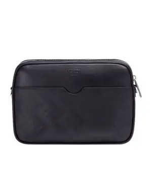 Fendi Shadow Camera Crossbody Bag - Black
