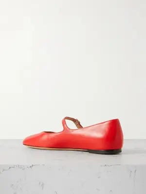 Bally Banya Leather Mary Jane Ballet Flats