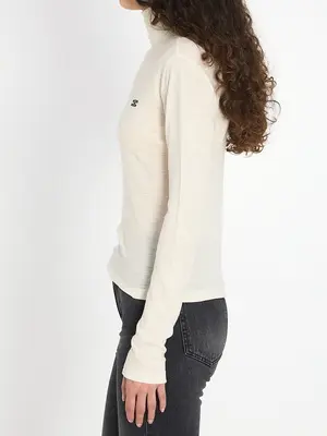 Celine Wool Jersey Turtleneck With Triumph Embroidery