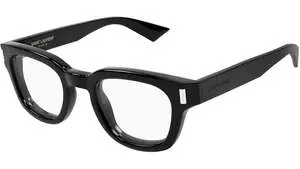 Saint Laurent Oval Frame Glasses - Black