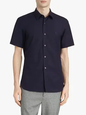 Burberry Equestrian Embroidered Shirt