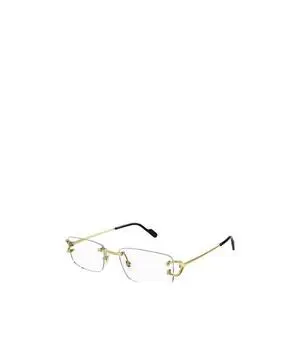 Cartier Rimless Rectangular Eyeglasses - White