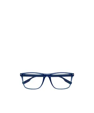 Montblanc Eyewear Square Frame Glasses - Blue