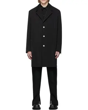 Bottega Veneta Wash Effect Elastic Nylon Coat