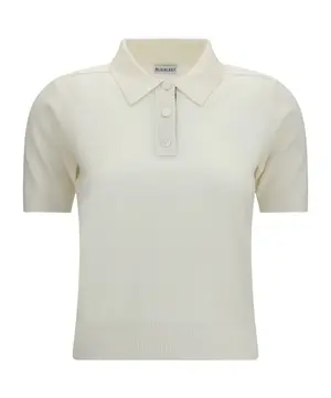 Burberry Short Sleeve Knit Polo Shirt