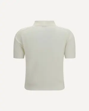 Burberry Short Sleeve Knit Polo Shirt