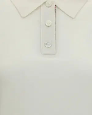 Burberry Short Sleeve Knit Polo Shirt
