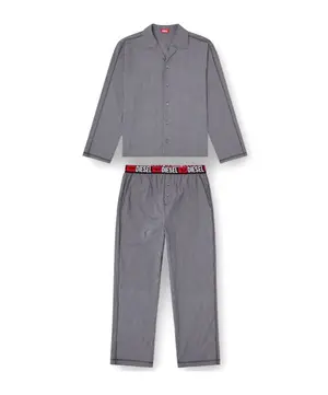 DIESEL® Paul Checked Pyjama Set - Grey
