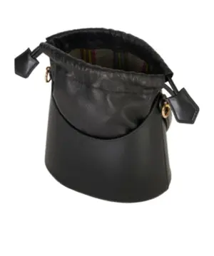 Etro Drawstring Mini Bucket Bag - Black