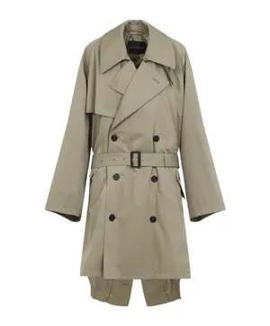 Balenciaga Double-breasted Belted Coat