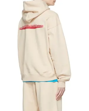 Martine Rose Logo Print Drawstring Hoodie