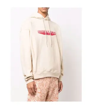 Martine Rose Logo Print Drawstring Hoodie
