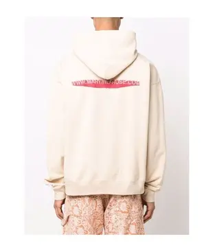 Martine Rose Logo Print Drawstring Hoodie