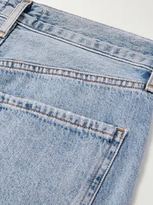 AGOLDE High-waist Wide-leg Denim Trousers - Gray