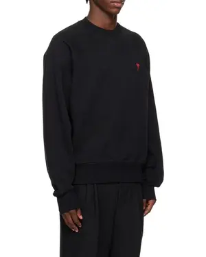 AMI Paris De Coeur Crewneck Sweatshirt