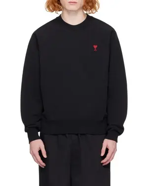AMI Paris De Coeur Crewneck Sweatshirt