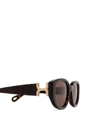 Chloé Oval Frame Sunglasses