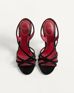 Valentino Garavani Vlogo Signature Open Toe Sandals