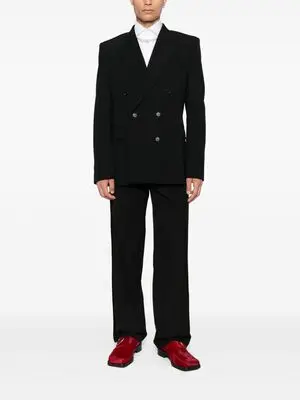 Casablanca Pleated Side-stripe Trousers