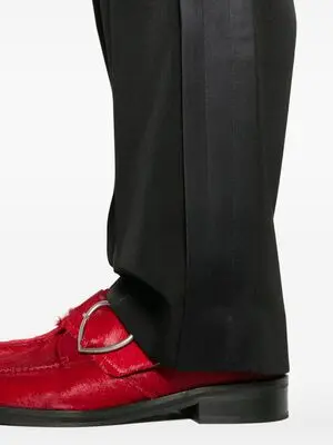 Casablanca Pleated Side-stripe Trousers