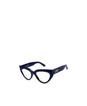 Balenciaga Cat Eye Frame Eyeglasses - Blue