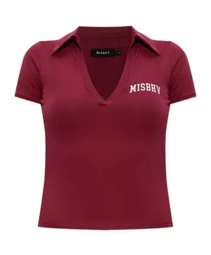 MISBHV V-neck Logo Polo Top