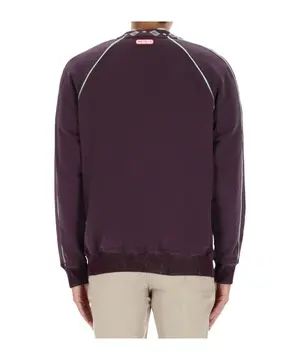 Casablanca Logo-trim Crewneck Sweatshirt - Black