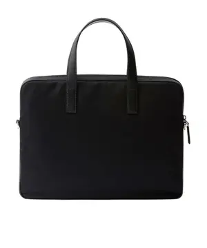 Prada Re-nylon Logo-triangle Zip-up Briefcase