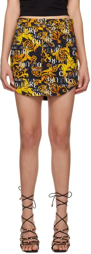 Versace Printed Mini Skirt