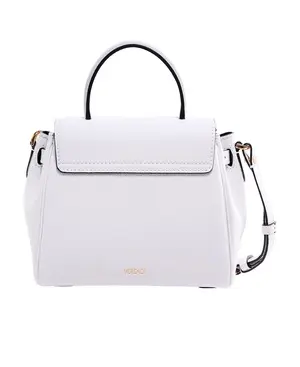 Versace La Medusa Small Top Handle Bag - White