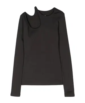 LOW CLASSIC Long Sleeve Asymmetrical T-shirt