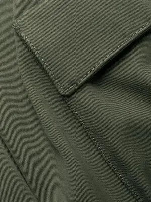 Red Valentino Belted Gabardine Shorts