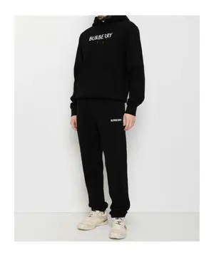 Burberry Logo Printed Jogging Pants