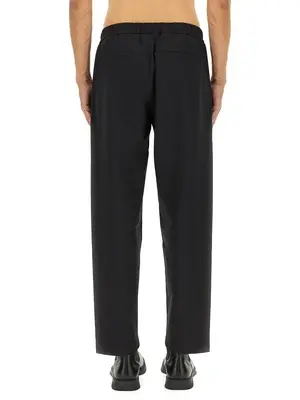 Herno Straight Leg Trousers - Black