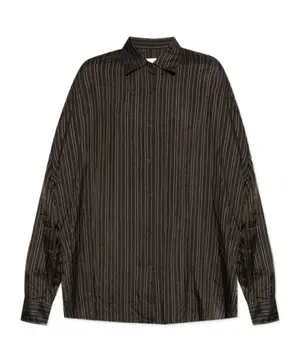 Dries Van Noten Striped Long Sleeve Shirt