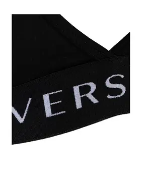 Versace Logo-print Bra