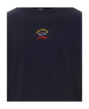 PAUL  SHARK Logo-print Cotton Sweatshirt