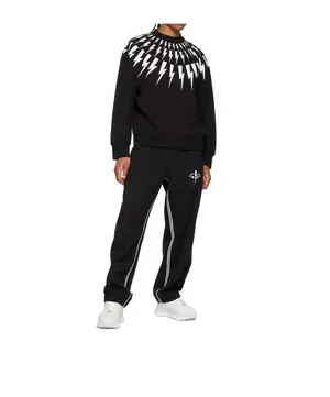 Neil Barrett Thunderbolt Print Crewneck Sweatshirt