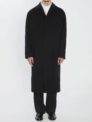 Celine Mac Coat In Wool Cloth