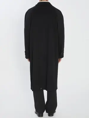 Celine Mac Coat In Wool Cloth