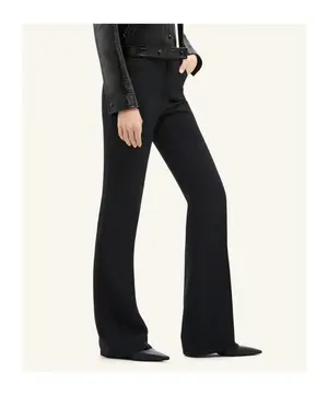 COURREGES Courrèges 70s Twill Bootcut Pants - Black