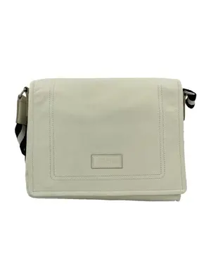 Bally Logo Flip Shoulder Bag - Nude