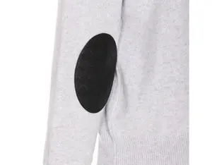 Bottega Veneta Crewneck Knitted Jumper With Patch Details - Gray