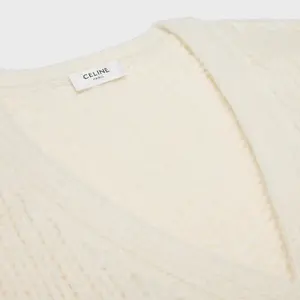 Celine Cardigan In Cashmere And Silk - Off White