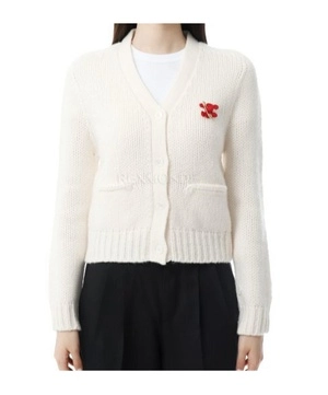 Celine Cardigan In Cashmere And Silk - Off White
