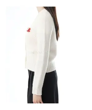Celine Cardigan In Cashmere And Silk - Off White